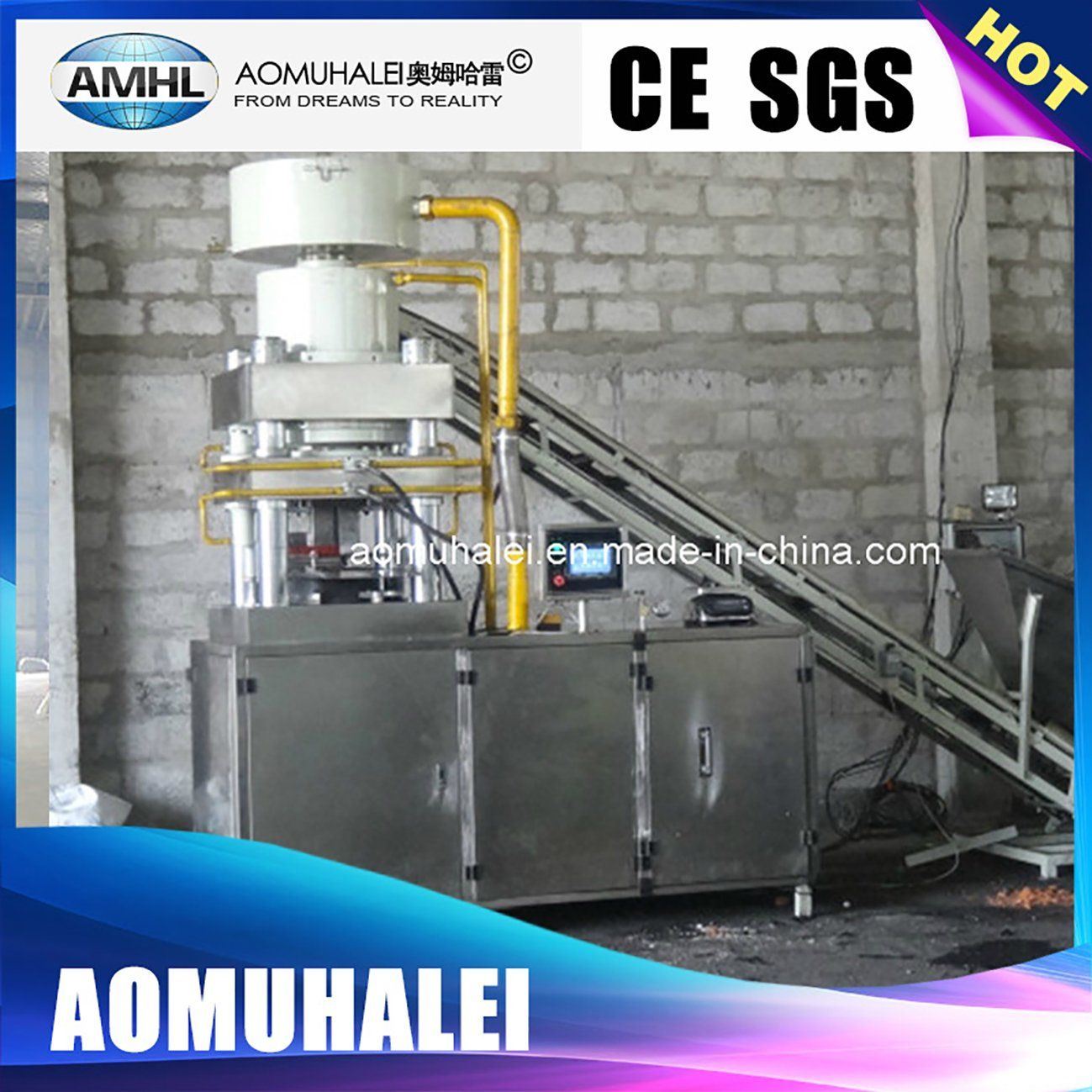 10kg 25kg 20kg Automatic Bromine Tablets Salt Block Press Machine